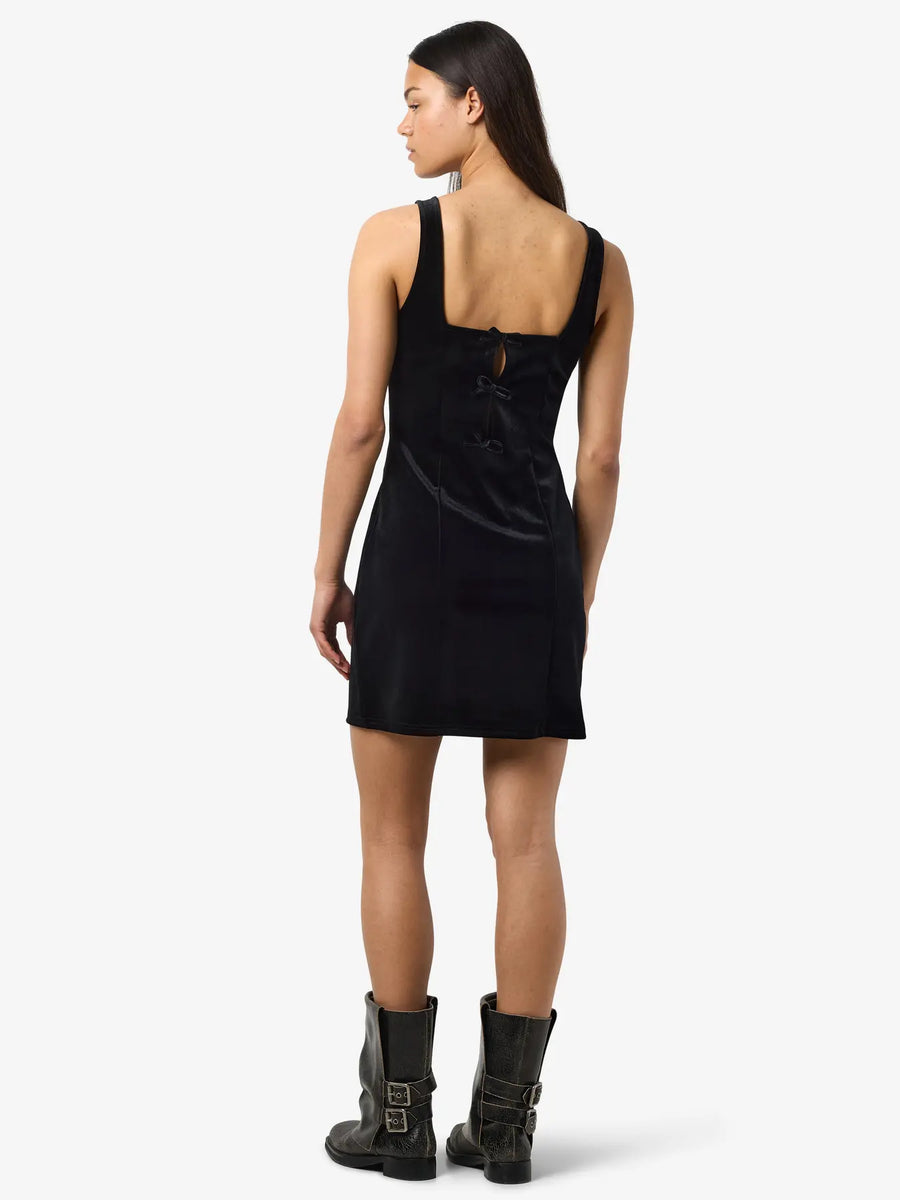 Noisy May Lordi Short Sleeve Detail Dress - Black | Kevin Bowens